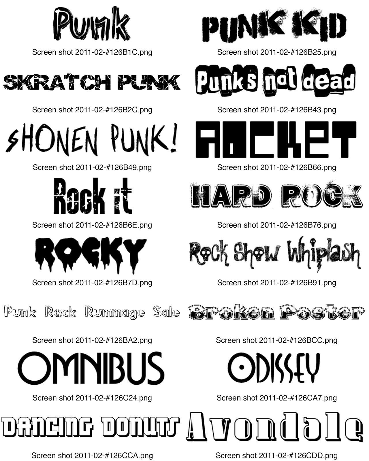 Punk Font