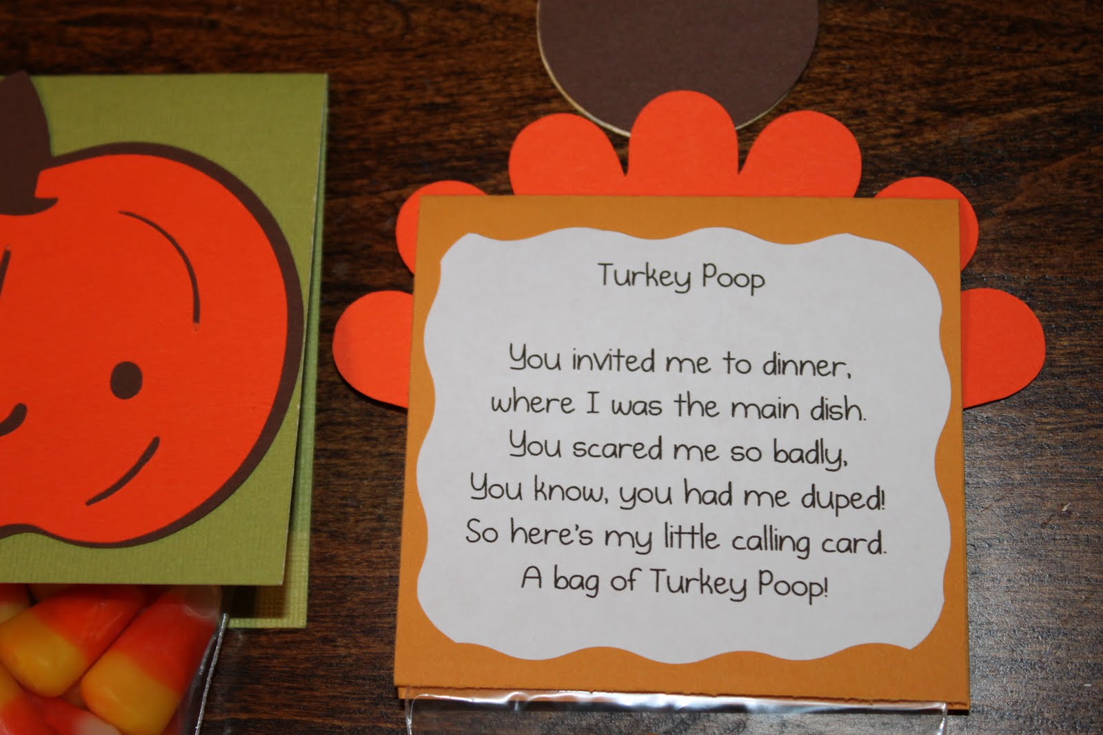 Crafty Girl 21!: Pumpkin & Turkey Poop