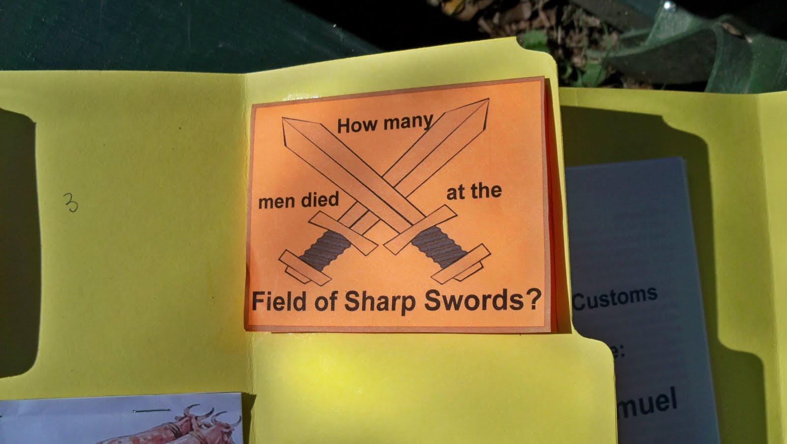 homeskulin: 2 Samuel Lap folder - Part 2