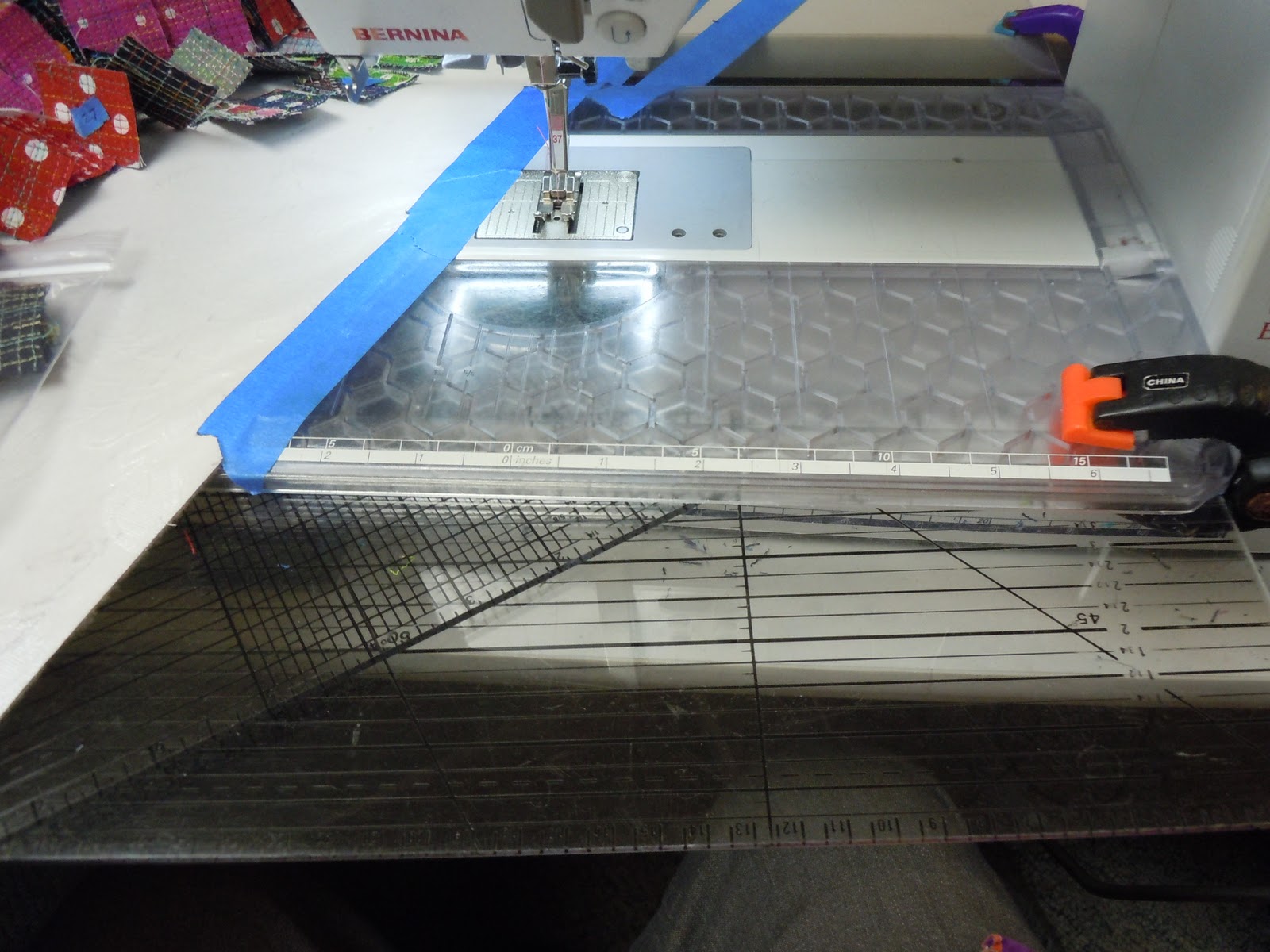 Art With a Needle: Sewing a postage stamp quilt