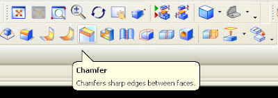 use asymmetric chamfer ~ Unigraphics & Siemens NX Tutorial