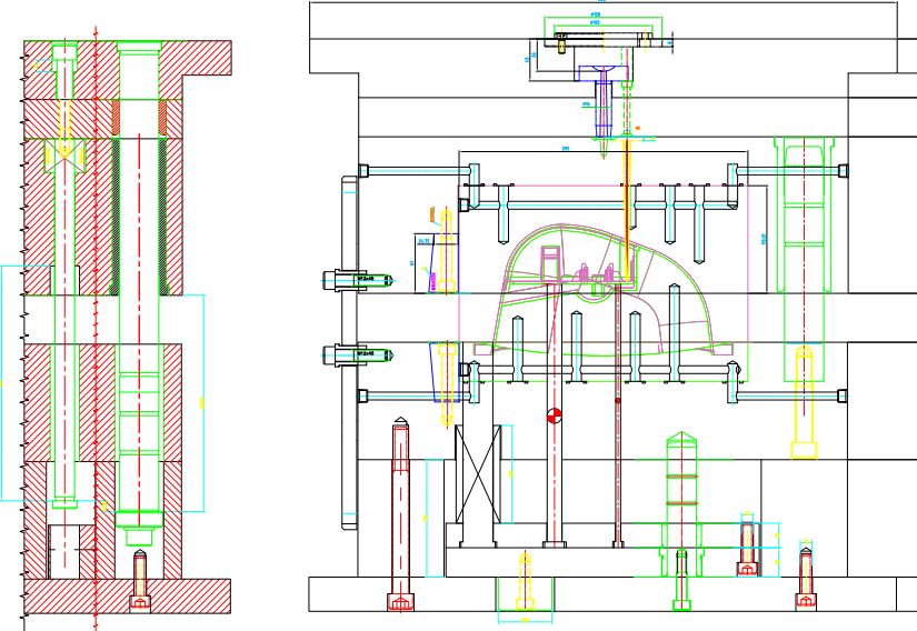 Mesin dan Mold Desain: Pin Point Gate Lohan Mold