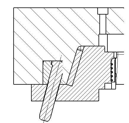 using mold base become locking block of slider unit ~ Injection Mold ...