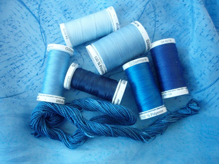 ideas of inspiration: Blue Threads