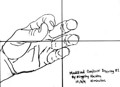 Kingsleys Blog: Modified Contour Drawing