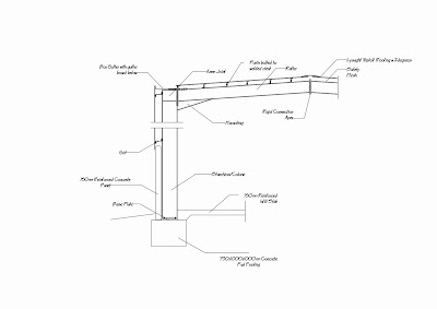 Poup's Construction Blog: Portal Frame Detail-AutoCad