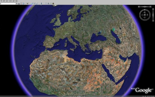 Logo: Google earth map logo for every people of the world