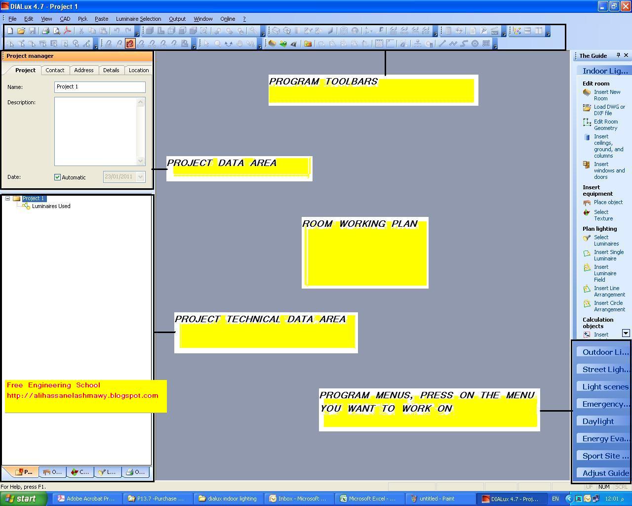 DIALux Lighting Software Program - Red Version ~ Electrical Knowhow