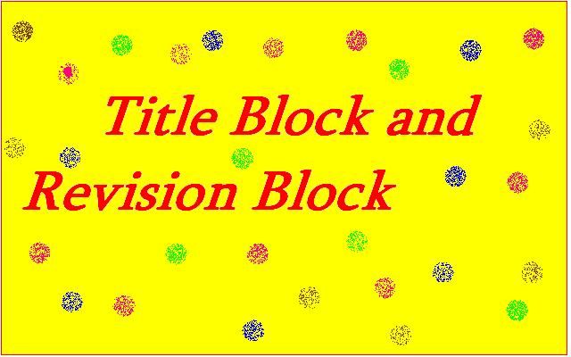 Title Block and Revision Block ~ Electrical Knowhow