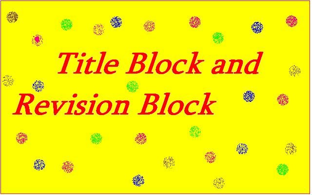 Title Block and Revision Block ~ Electrical Knowhow