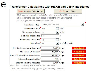 Transformer Calculations Spreadsheets ~ Electrical Knowhow