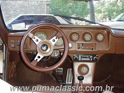Puma Classic: Painel Puma GTI / GTC 1981/ 85