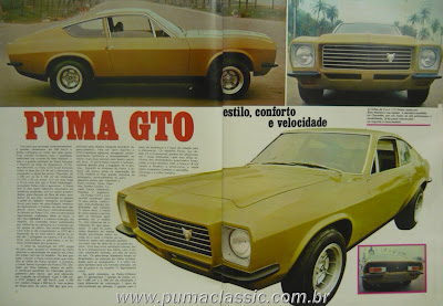 Puma Classic: Reportagens (17) Puma GTO