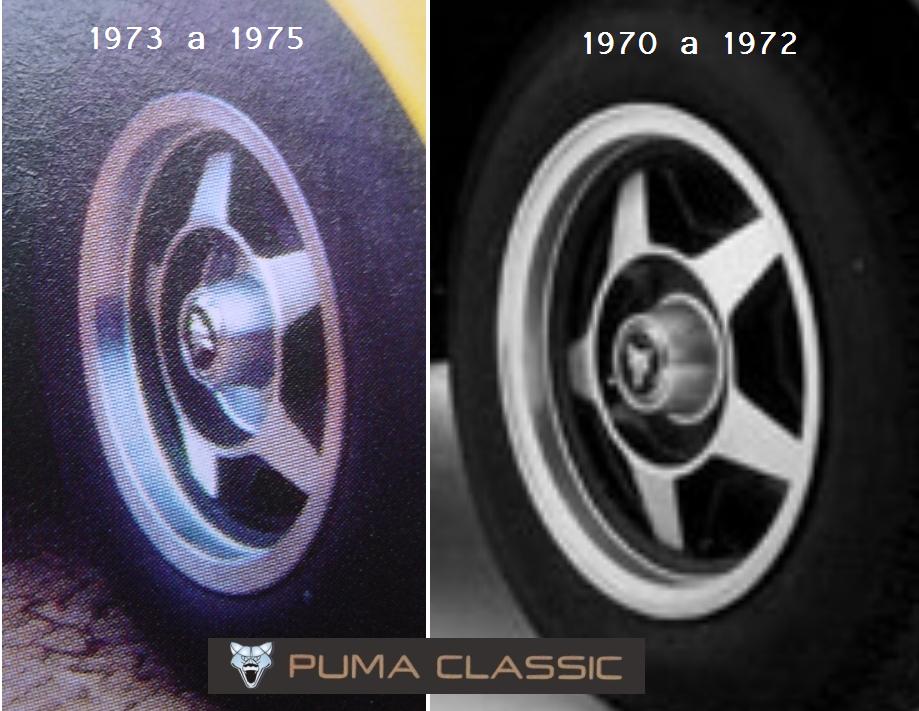 Puma Classic: Rodas Puma GTE / GTS 1973 / 1974 / 1975