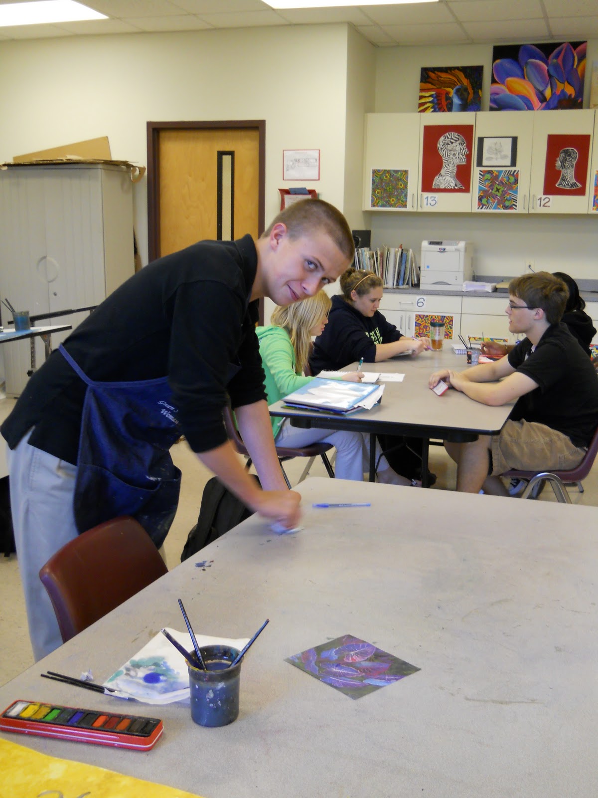 CREATIVE EXPRESSIONS: High School Students at Work