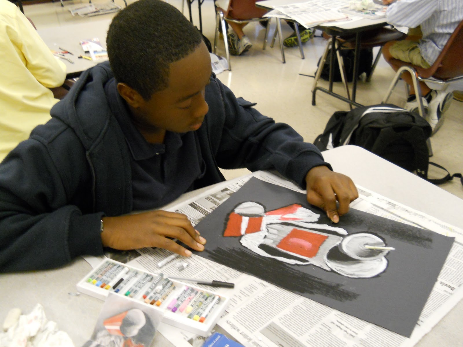 CREATIVE EXPRESSIONS: High School Students at Work