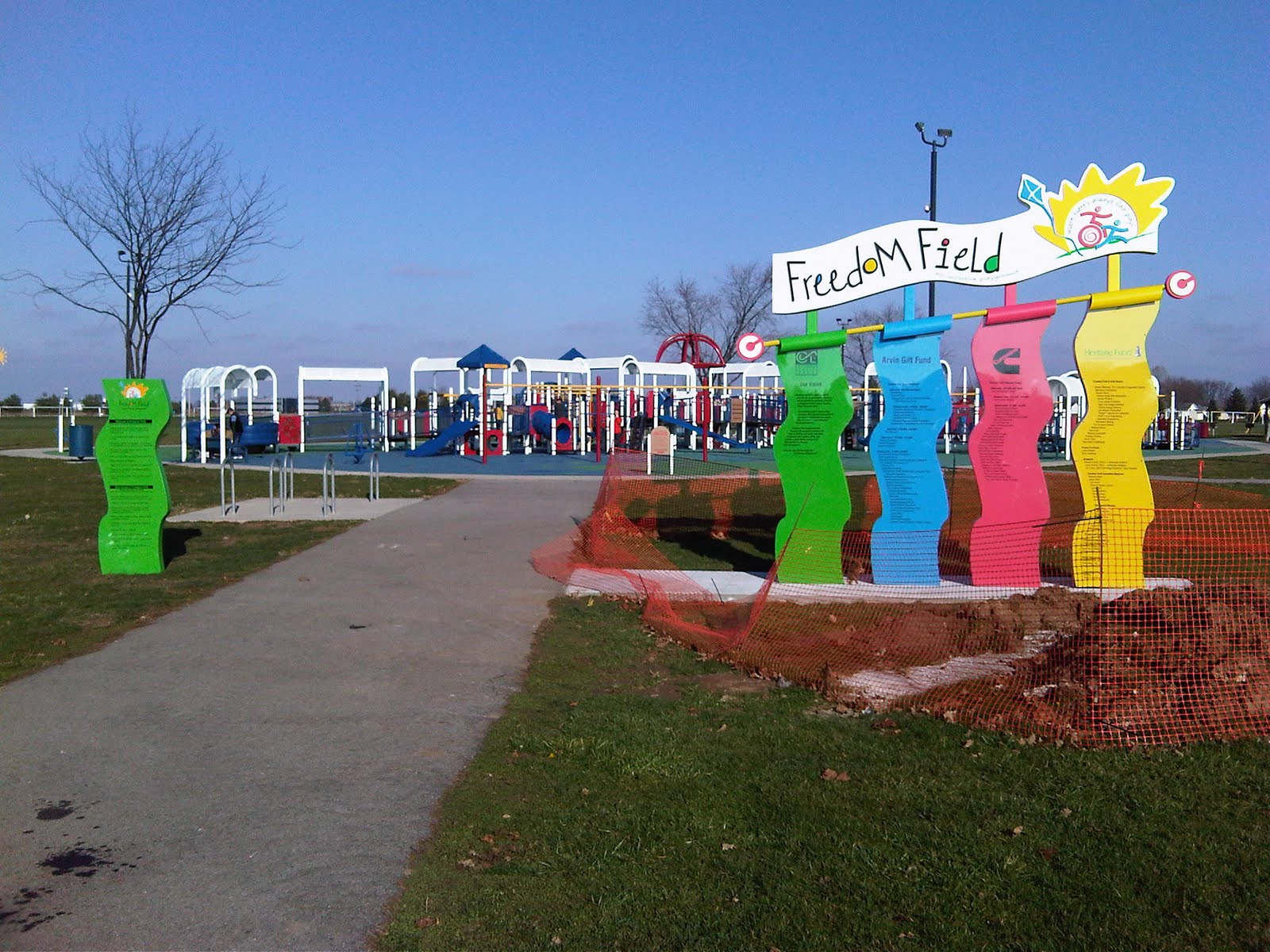 Herding the Illusive Image: Freedom Field, Columbus IN.