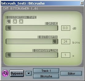Free VST Effects: CMT Bitcrusher