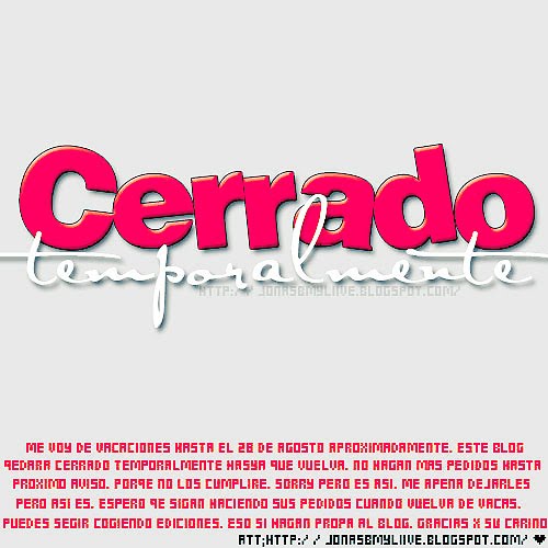 JonasBrothersMyLiive: CERRADO TEMPORALMENTE!