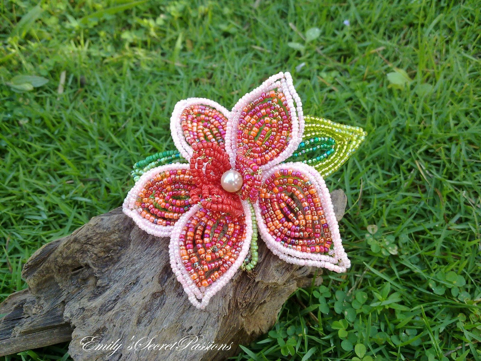 Emily Secret Passions: Beaded Flower (French Beading Technique)