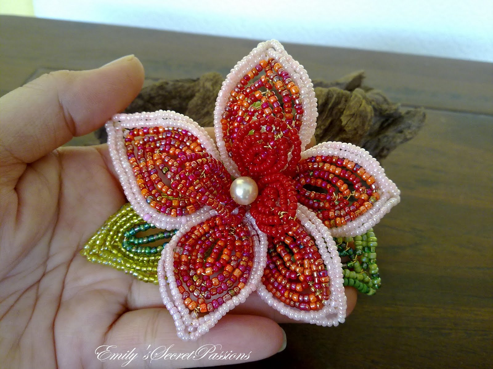 Emily Secret Passions: Beaded Flower (French Beading Technique)