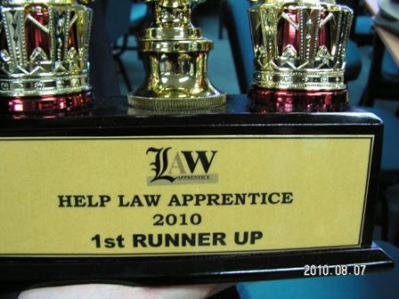 Pn Tay's Blog: MBS Boys Win 1st Runner Up Law Apprentice, HELP