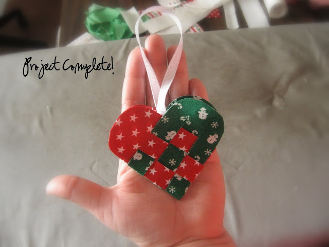 Pickup Some Creativity: Swedish Woven Heart Ornament Tutorial