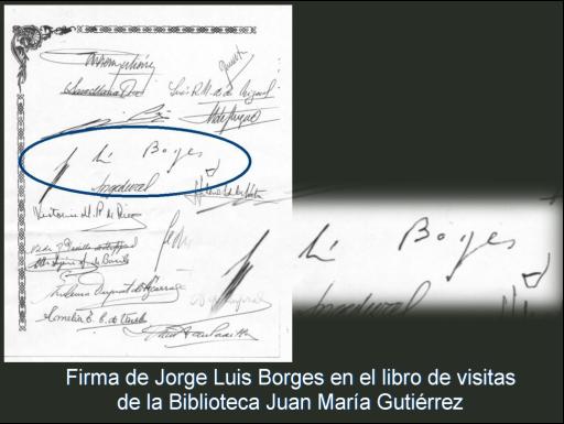 Bohemia: La firma de Borges