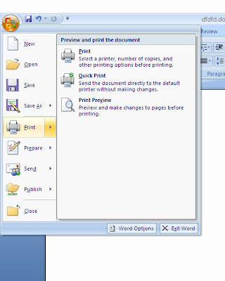 Easy Way to Learn Microsoft Office 2007: Description Office Button on ...