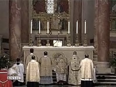 New Liturgical Movement: Solemn Pontifical Mass from the Basilica of ...