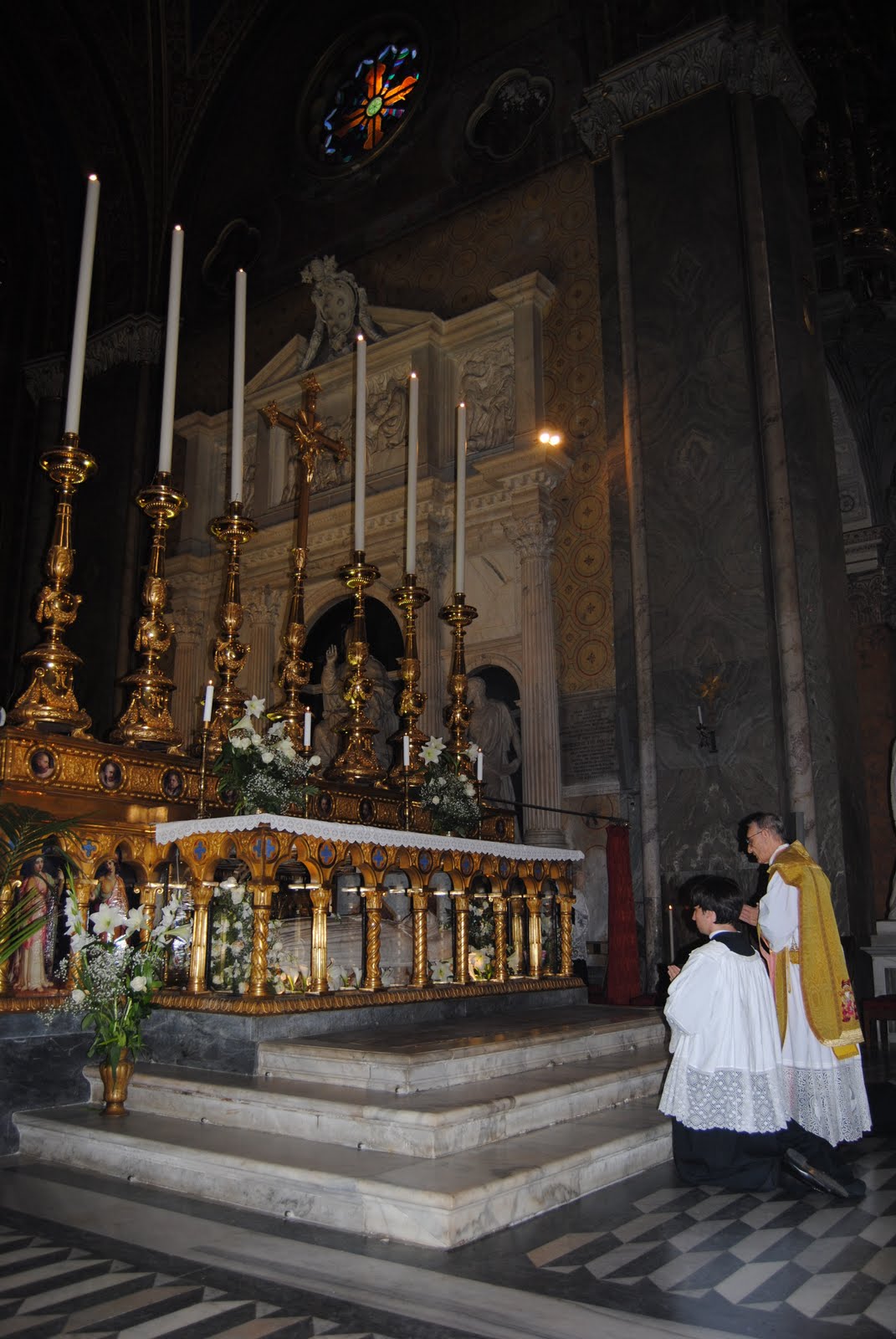 New Liturgical Movement: Ancient Ambrosian Rite at Santa Maria Sopra ...