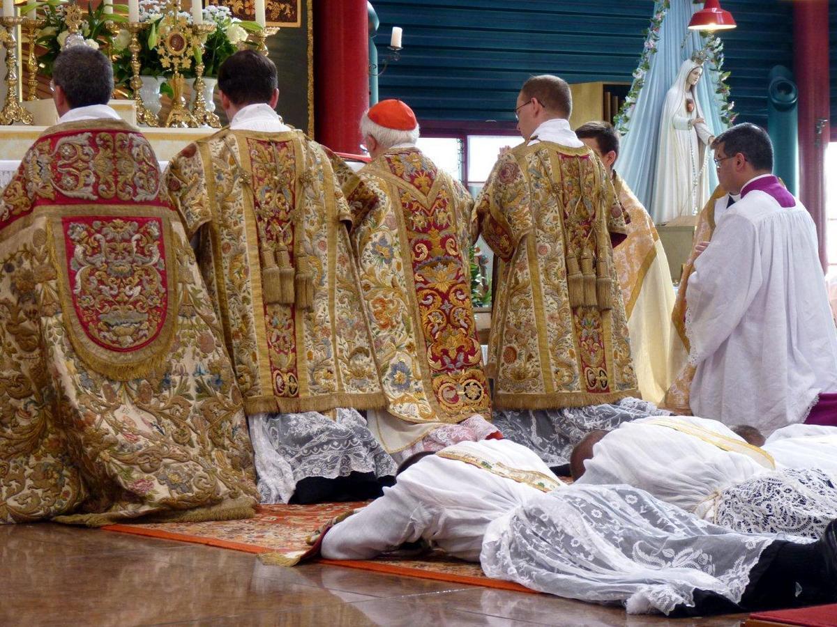 New Liturgical Movement: FSSP Ordinations by Prefect of CDW