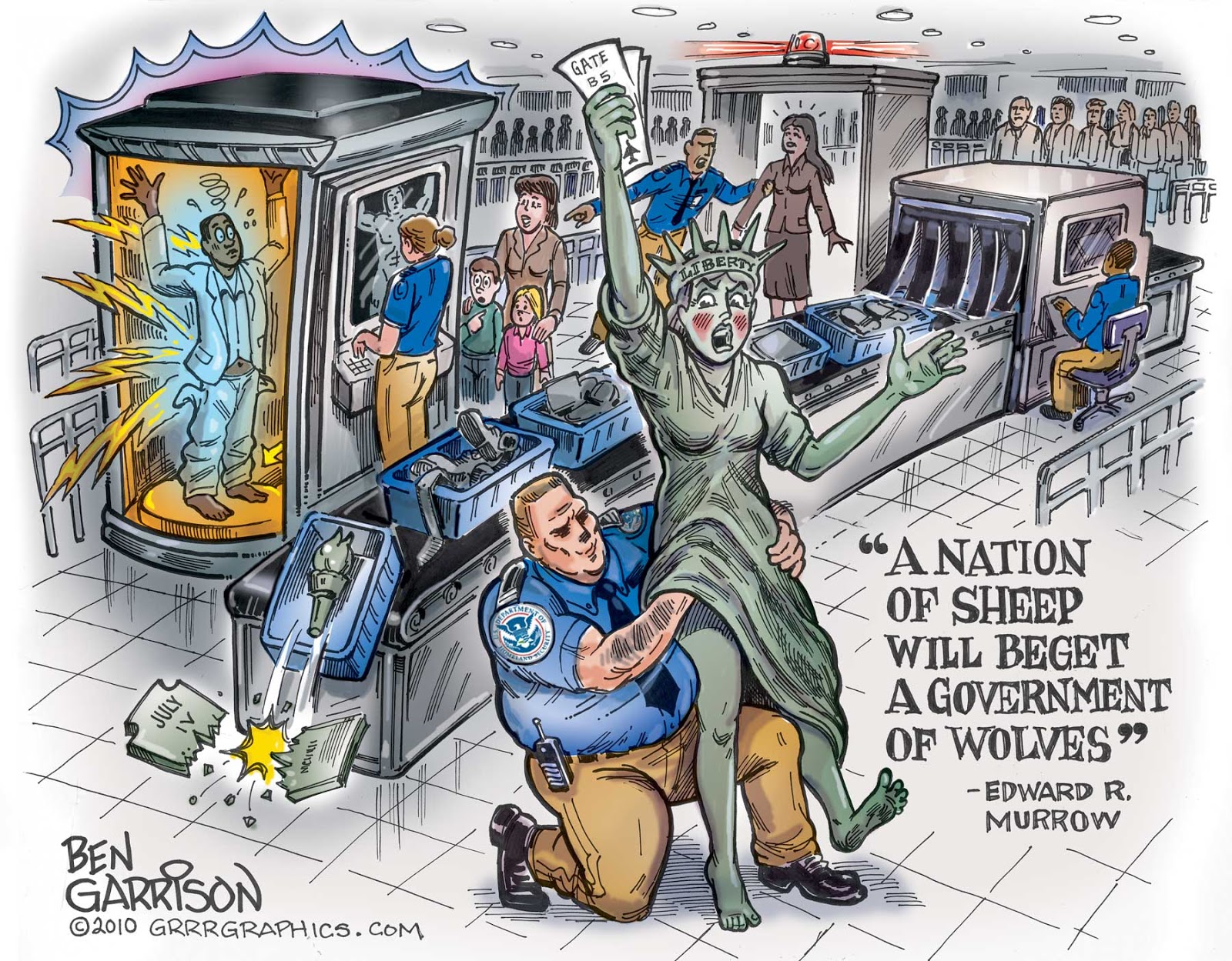 Rogue Cartoonist: TSA: HANDS OFF!