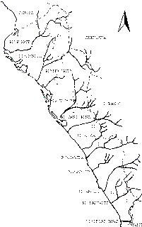 De maestro a maestro: Mapa de los ríos de Sinaloa