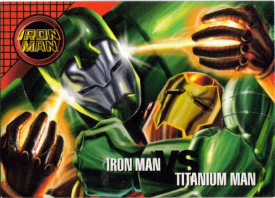 Marvel Vision Card #099 IRON MAN vs. Titanium Man