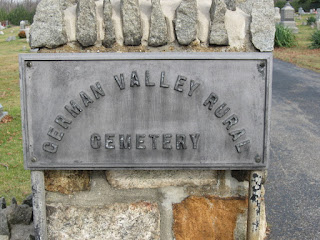My Tombstone Collection: Tombstone Tuesday - German Valley Rural Cemetery