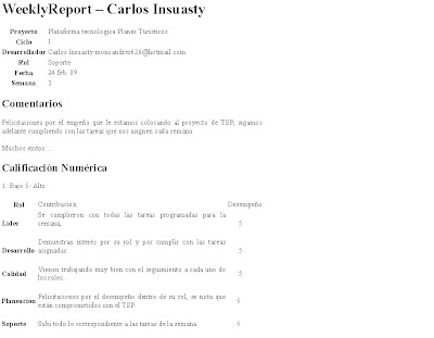 REPORTE INDIVIDUAL: INFORME INDIVIDUAL