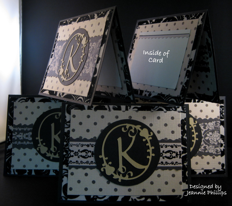A Place For My Cards: Monogram Note Card Set