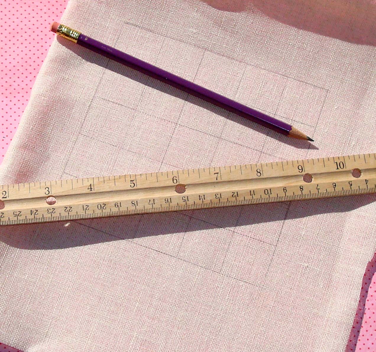 Needle and Thread Adventures: Drawing a Grid