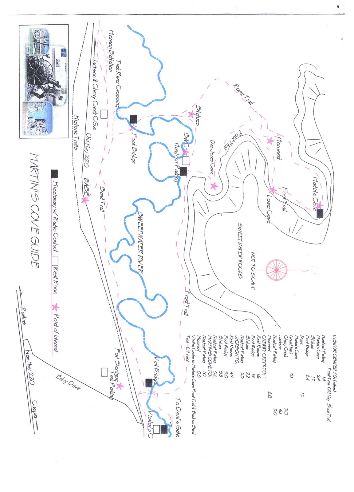 Edgemont 7th Martins Cove Trek: Martin's Cove Map - CLICK ON THE ...