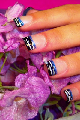 The Purple Pinkie Nail Salon: Heavy Metal Nails, just in time for Snowball!