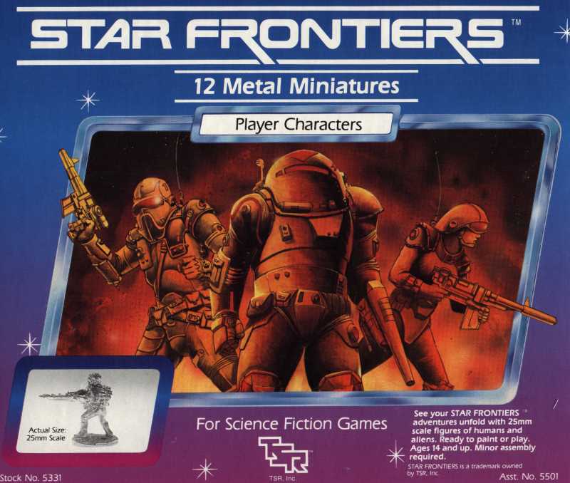 Back To The Borderlands: TSR 5501 Star Frontiers Player Characters