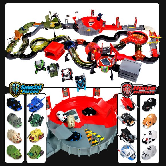 Kung Zhu Pets, Battle Arena & Military and Ninja Training Sets Review ...