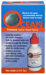 Ocean Complete Sinus Irrigation Kit and OCEAN Premium Saline Nasal ...