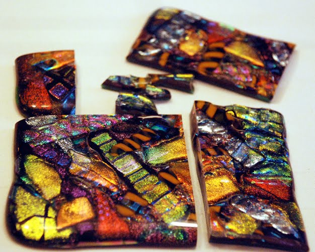Calyx Glass Blog: How to Make Layered Dichroic Jewelry - Part 2