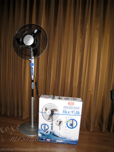 Home Improvement: 3D Blue Star Stand Fan and Marubishi Velocity Fan ...