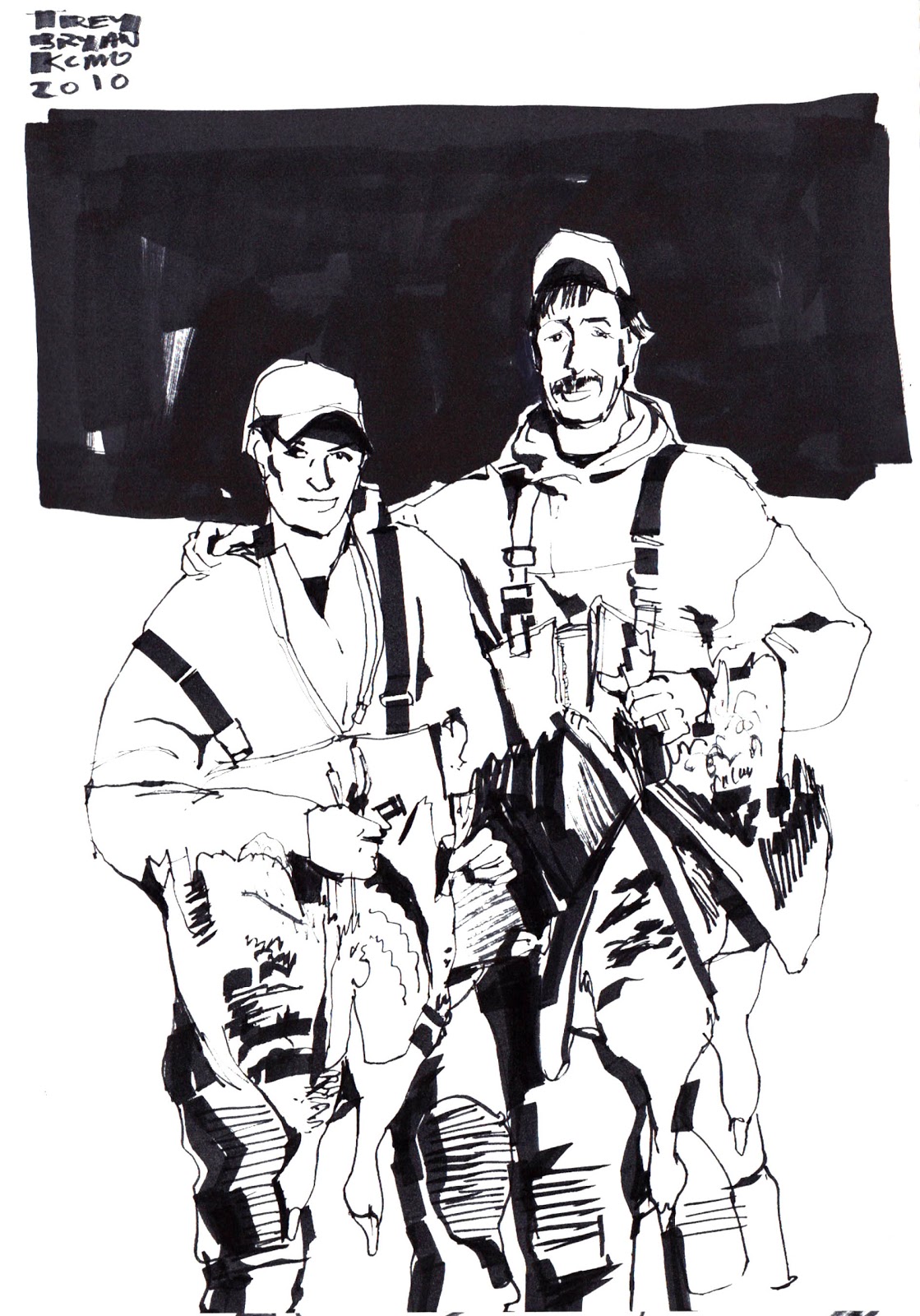 TREY BRYAN: With the Two of Them