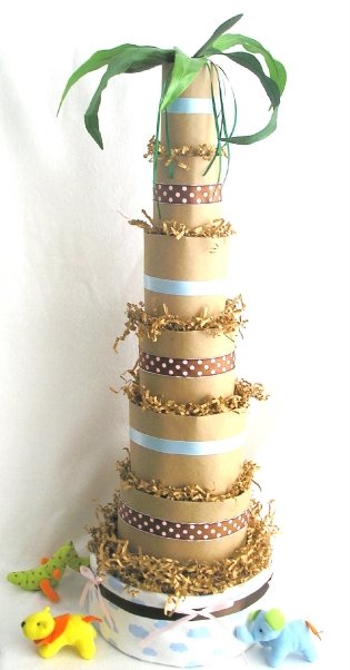 Beautiful Diaper Cakes from Gift The Bambino - Cherish365