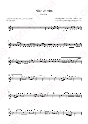 Quena y Charango: Niña camba