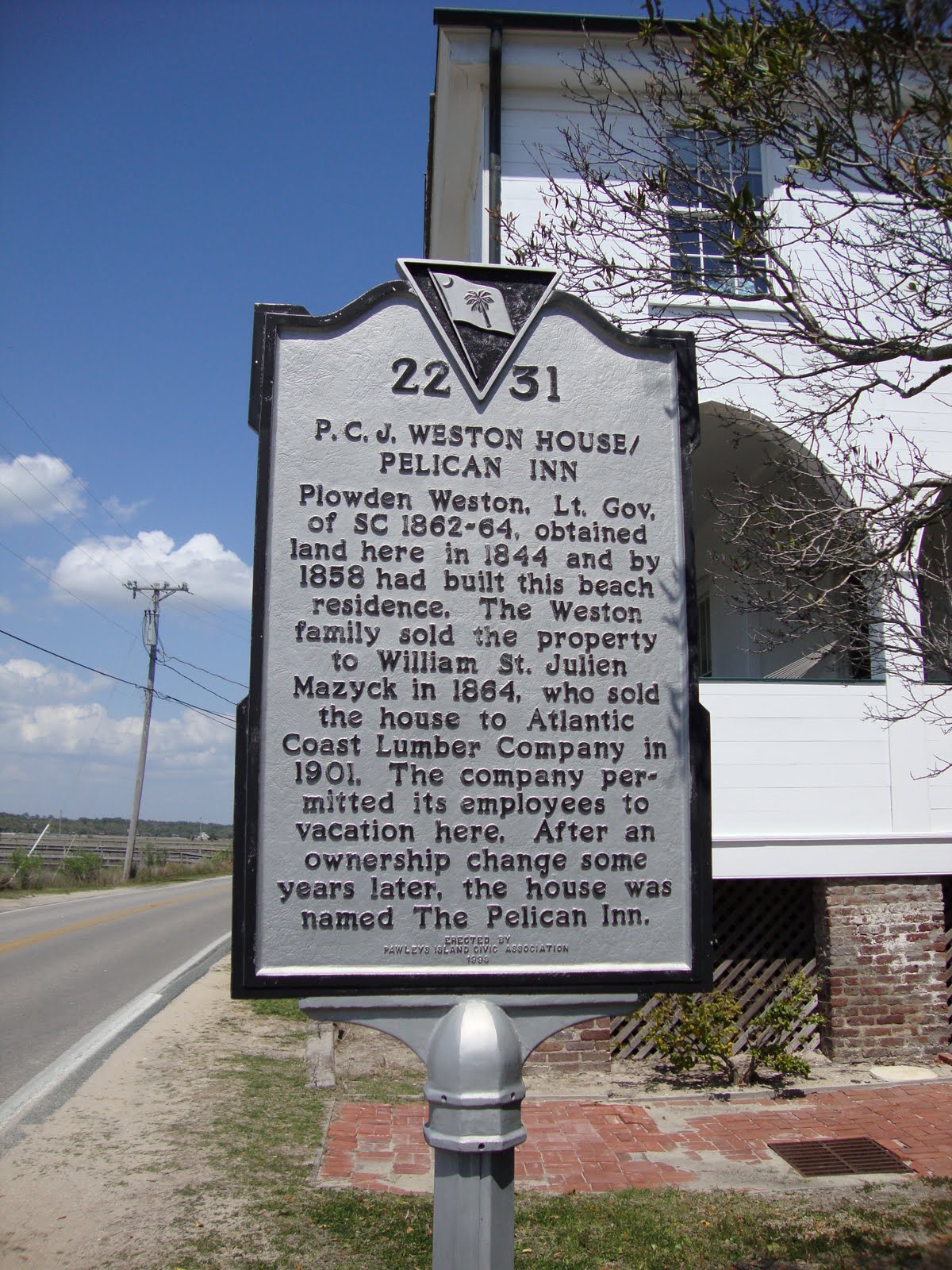 The Pelican Inn at Pawleys Island: The P.C.J. Weston House